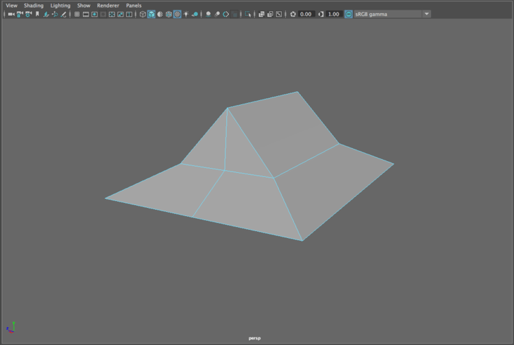 【MAYA】建築物モデリング。神社の屋根を作る方法。